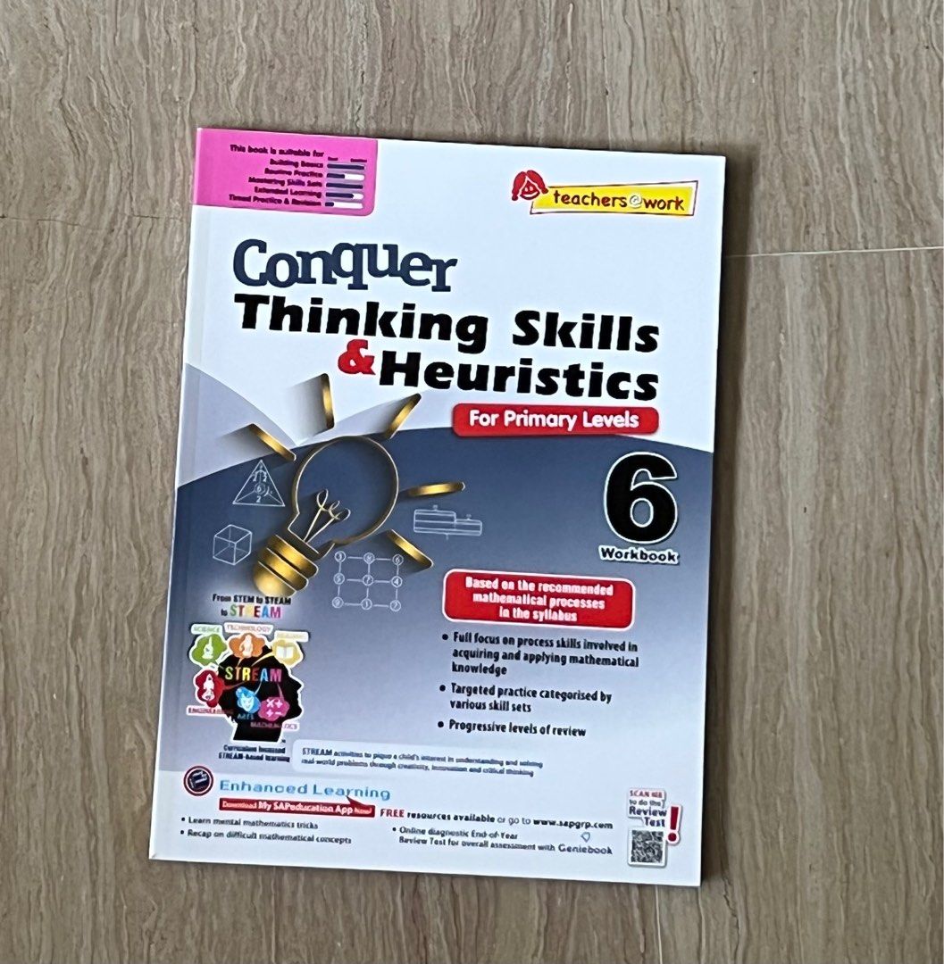 Math - Conquer Thinking Skills & Heuristics (Primary 6), Hobbies & Toys ...