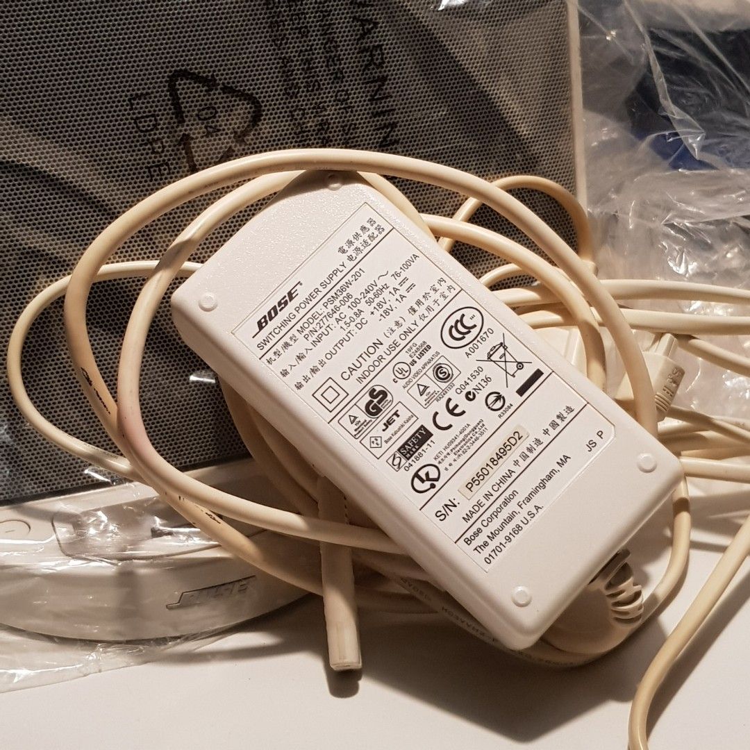 Bose power adapter, Audio, Soundbars, Speakers & Amplifiers on Carousell