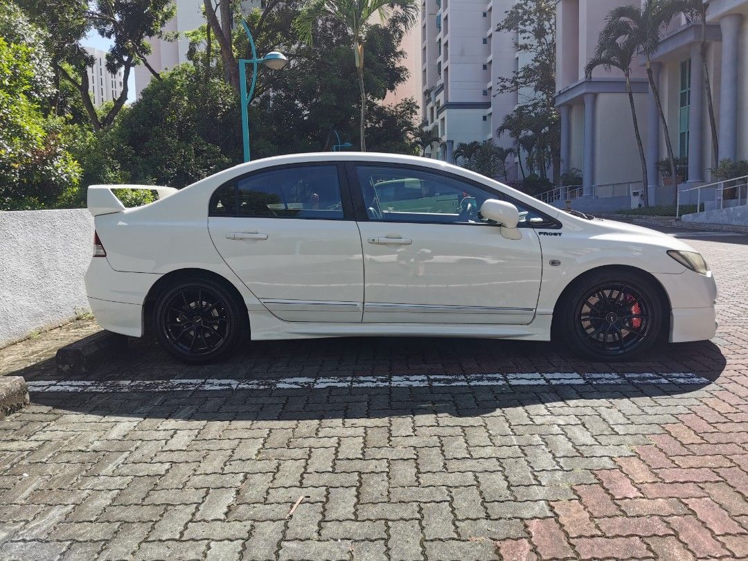 Brand New Honda Civic Mugen 2009 Fd1 Fd2 Fd4 Side Skirting Matt Black ...
