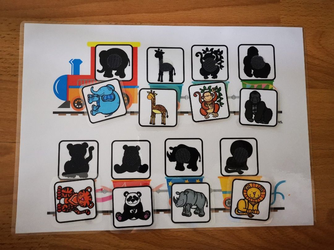 Busy "book" / Quiet "book" / Animal Matching Game, Hobbies & Toys, Toys ...