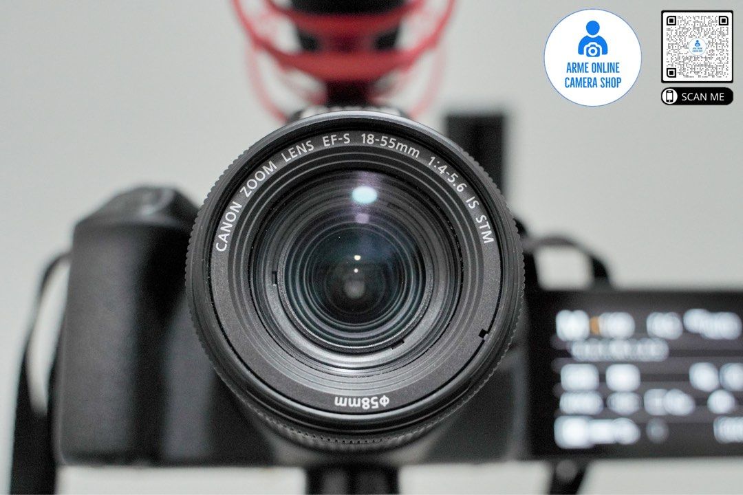 Canon 200D Mark II 4K UHD DSLR Camera Complete Vlogging Package + RODE ...