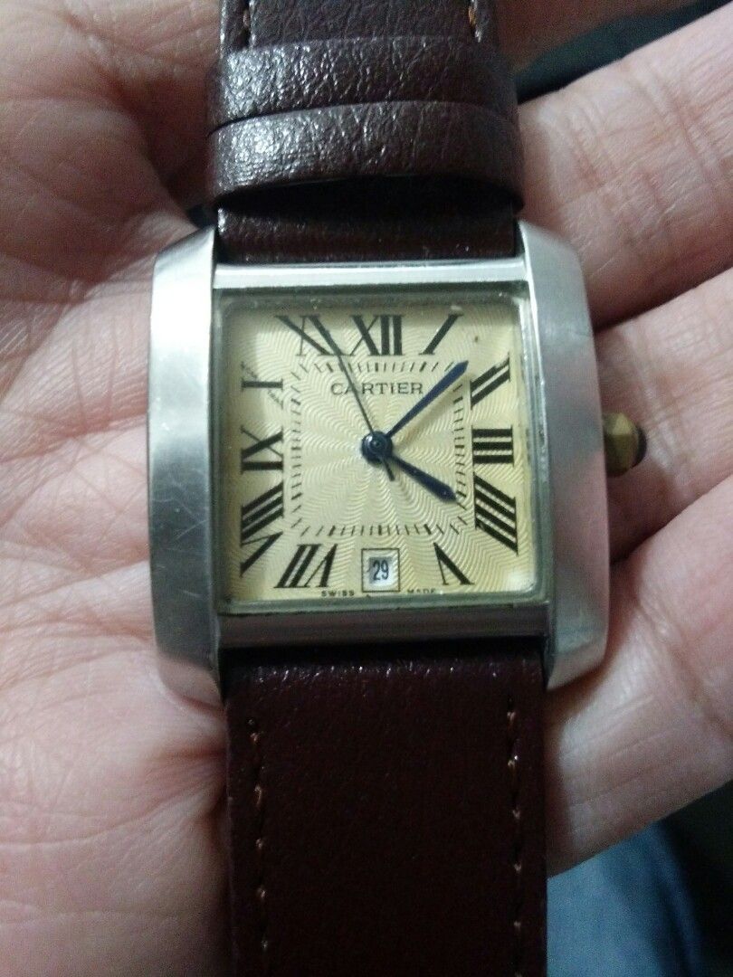 CARTIER SANTOS LUXURY WATCH XL100 1904-2004 (100 YEARS LIMITED EDITION ...