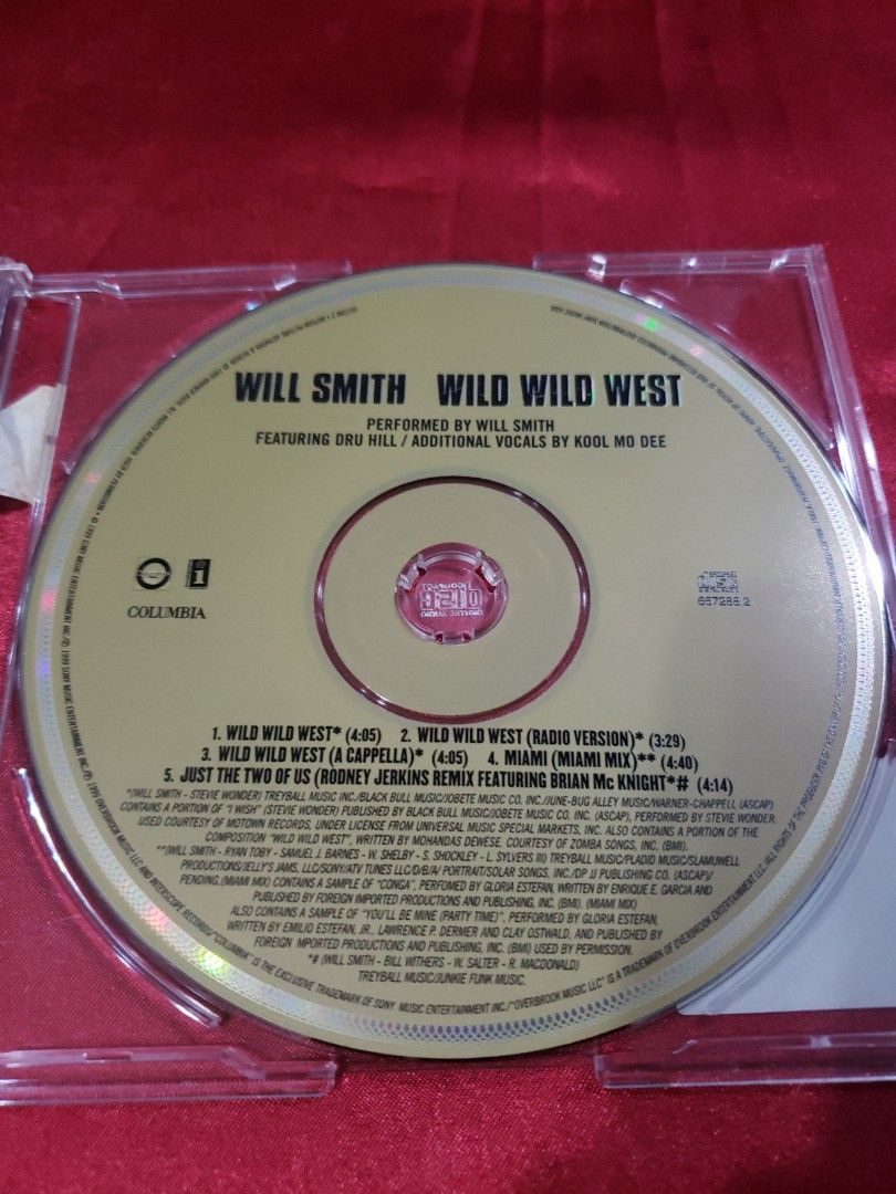 CD WILL SMITH - WILD WILD WEST 1999, Hobbies & Toys, Music & Media, CDs ...