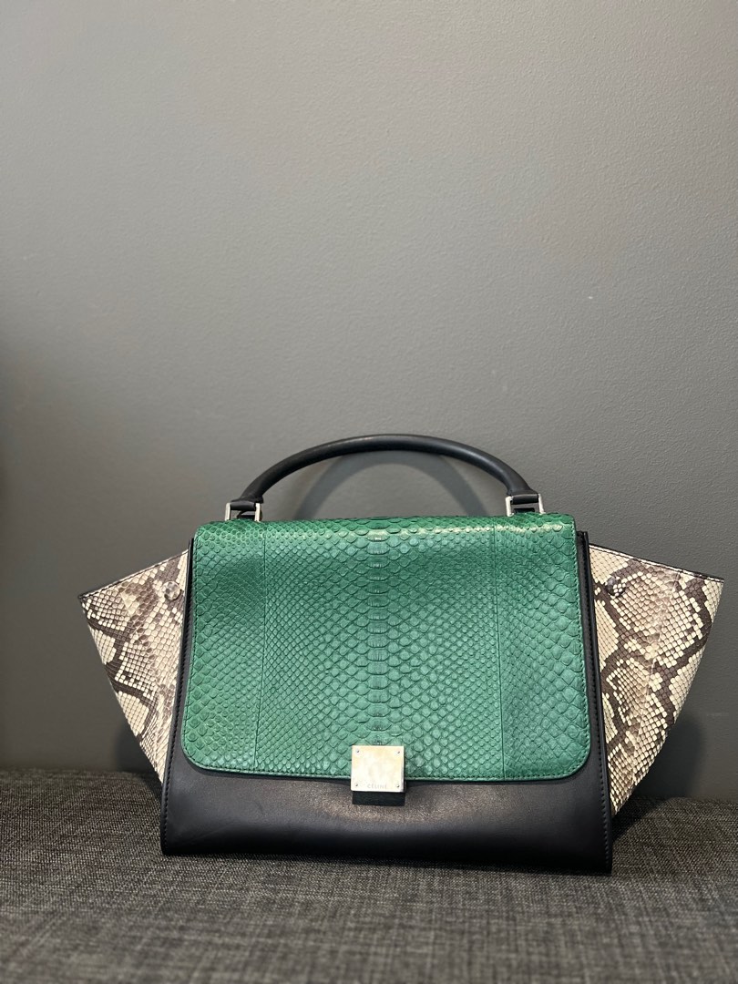 Celine Trapeze Python Bag, Luxury, Bags & Wallets on Carousell