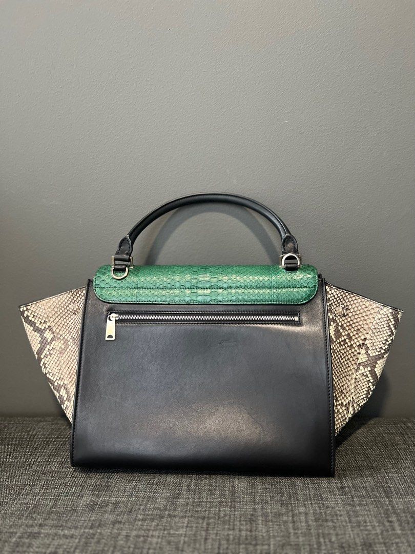 Celine Trapeze Python Bag, Luxury, Bags & Wallets on Carousell