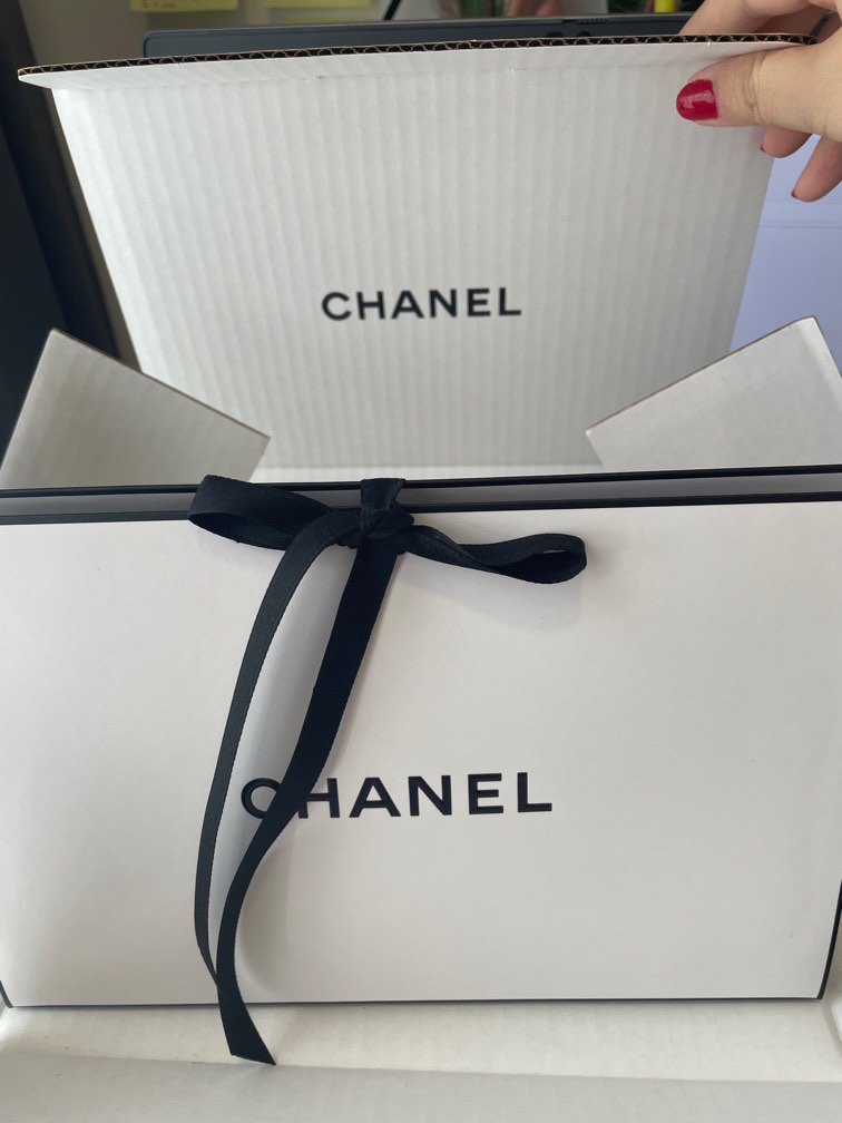 Chanel black ribbon box, Hobbies & Toys, Stationery & Craft, Other ...