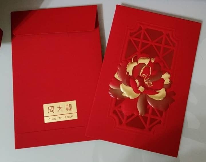 Chow Tai fook 2023 red packet/Angpow/Ang pow/angbao/angpau/Hong bao ...