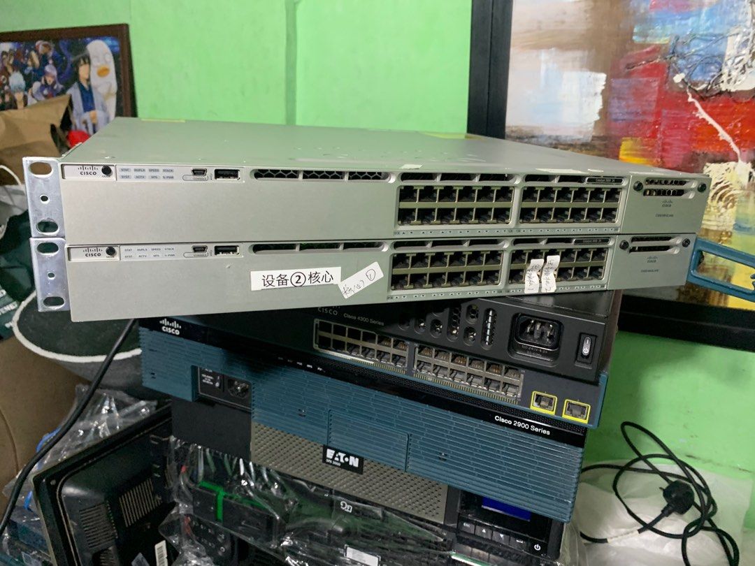 Cisco Switch 3850 24 Ports, Computers & Tech, Office & Business ...