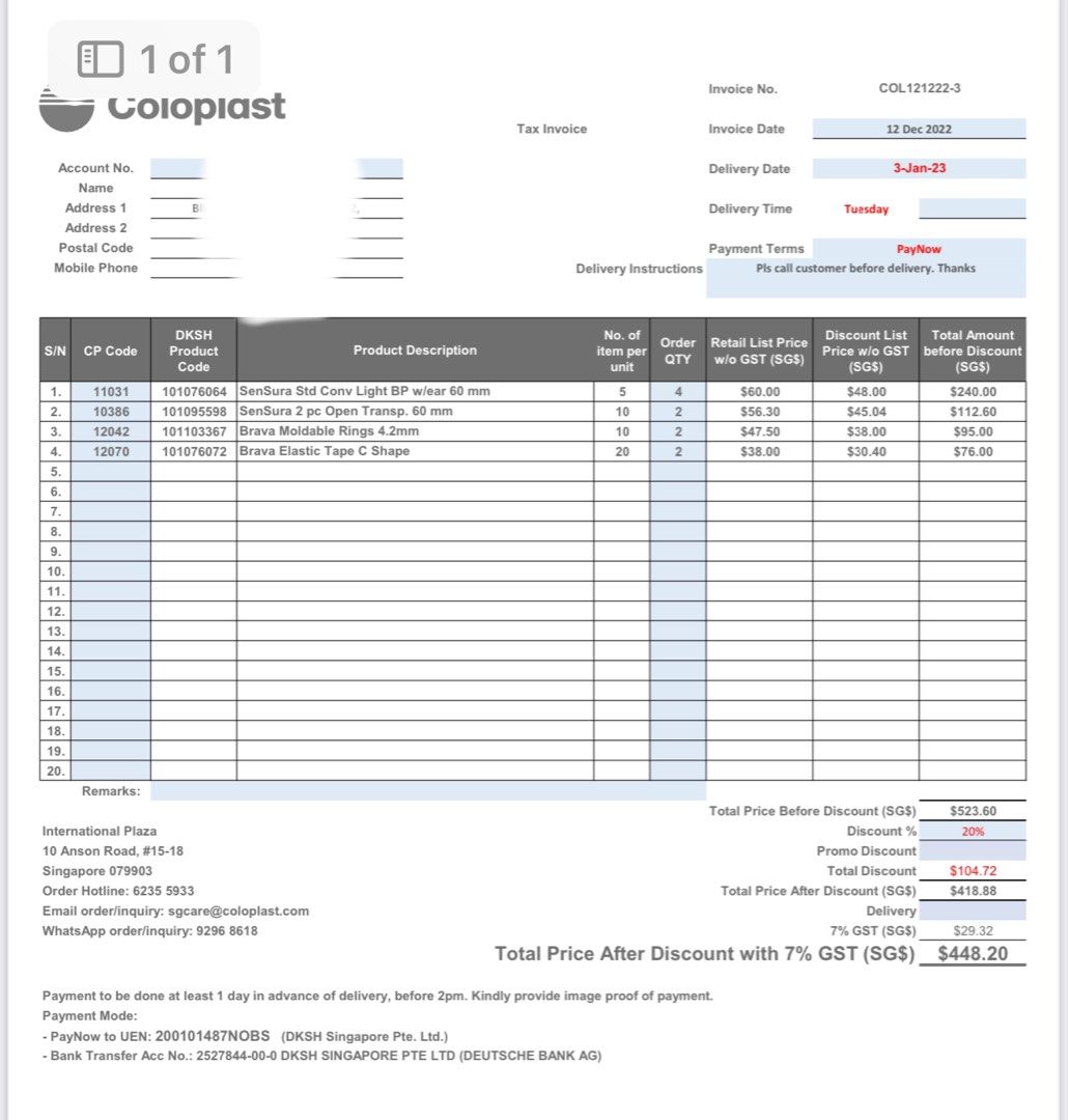 Coloplast 1907 Brava Powder 25g Expiry 16/12/2023, Health & Nutrition ...