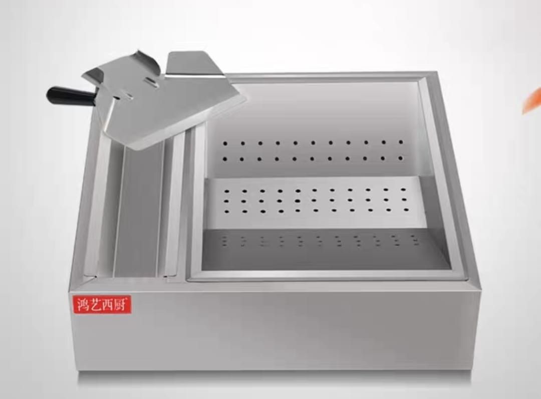Commercial Stainless Steel Countertop Fries Oil Control Tank, TV & Home ...