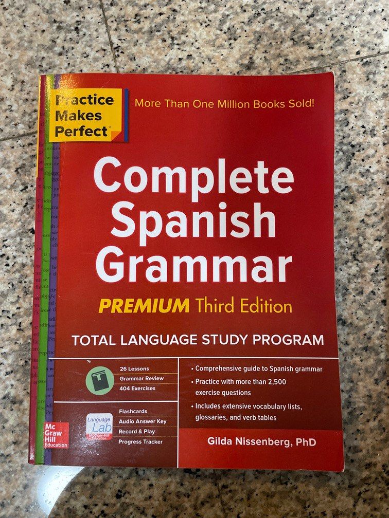 complete spanish grammar assessment book, Hobbies & Toys, Books ...