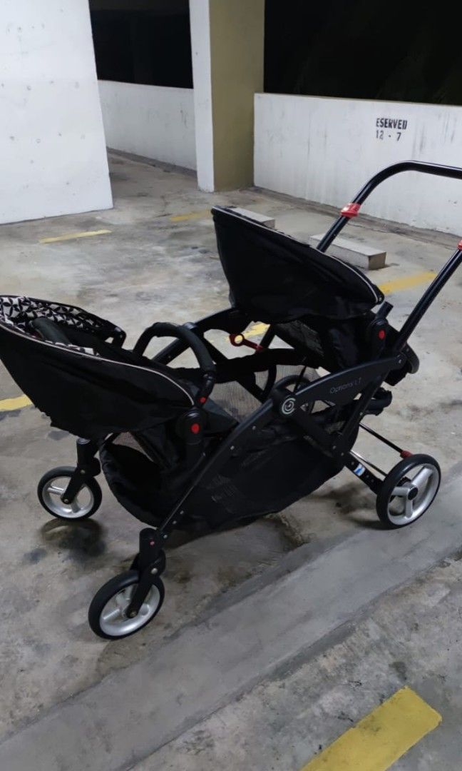 Contour Option LT Tandem Stroller, Babies & Kids, Going Out, Strollers ...