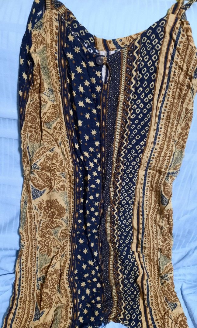 Cooling batik sundress, Women's Fashion, Dresses & Sets, Dresses on ...