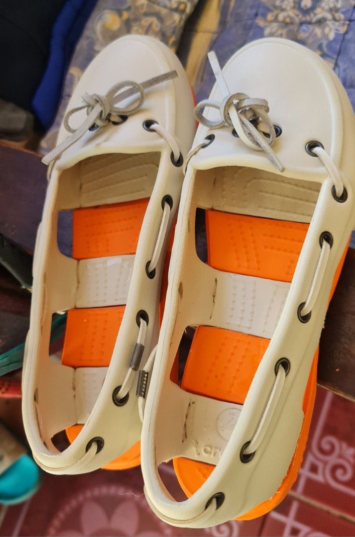 CROCS BEACH LINE BOAT SHOES, Women's Fashion, Footwear, Loafers on ...