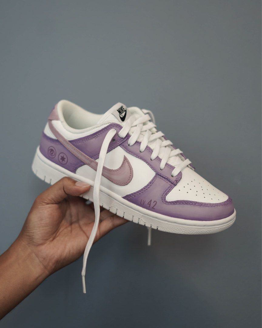 Customed Kicks - Mewtwo Concept Nike Dunk Lows, Women's Fashion ...