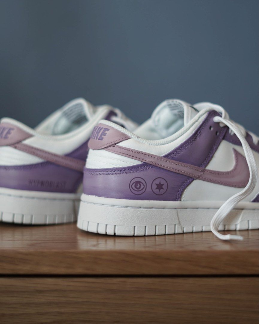 Customed Kicks - Mewtwo Concept Nike Dunk Lows, Women's Fashion ...