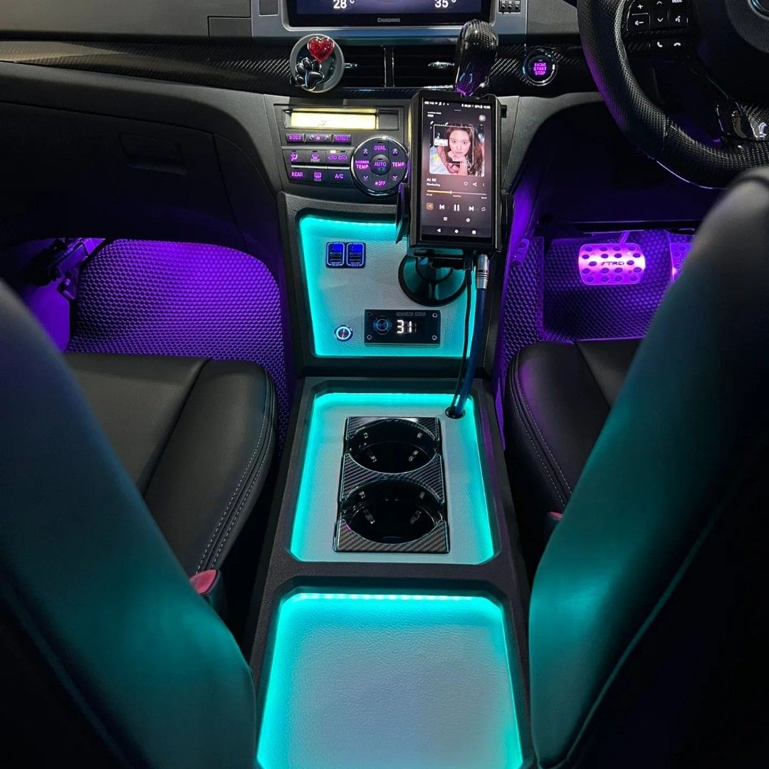 Customised console estima, Car Accessories, Accessories on Carousell