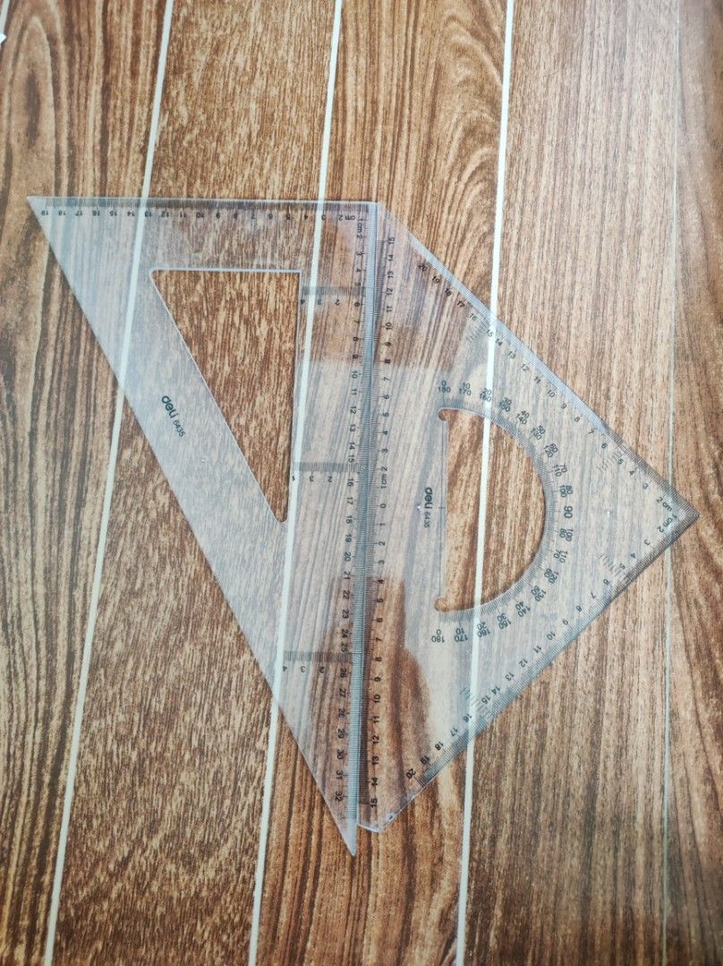 Deli Set Square Rules, Hobbies & Toys, Stationary & Craft, Stationery ...