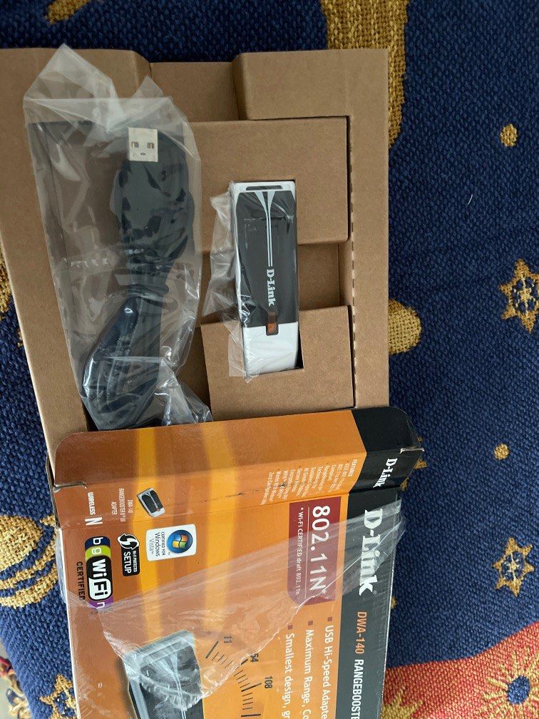 D-link DWA-140 rangebooster n usb adapter, Computers & Tech, Office ...