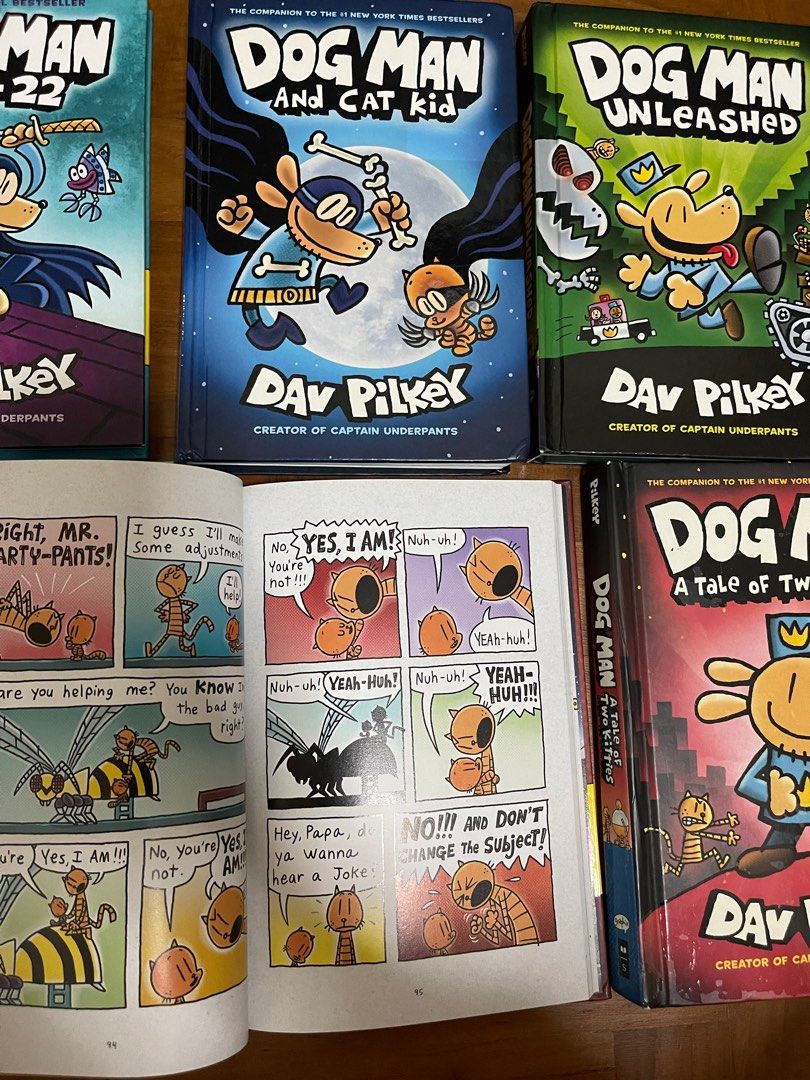 DOG MAN, CAT KID SERIES - hard cover , Hobbies & Toys, Books ...