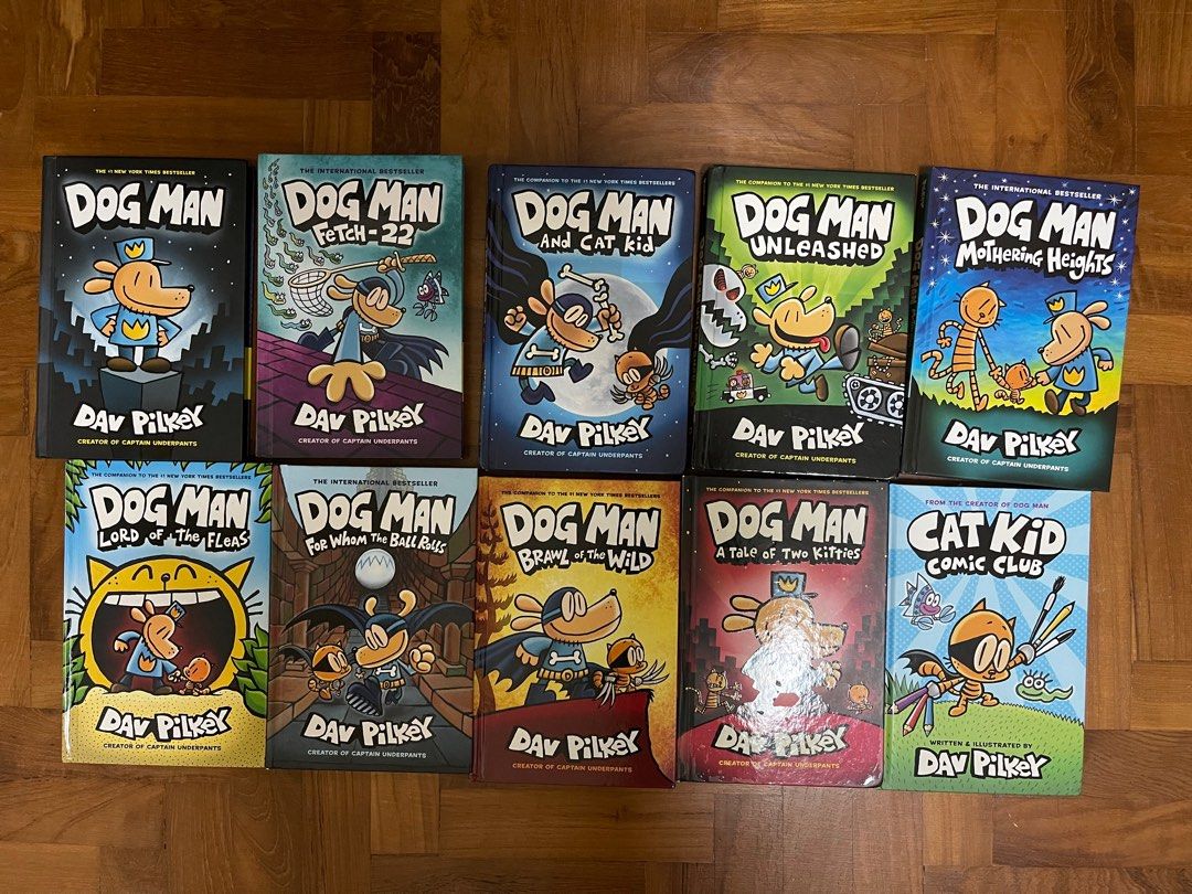DOG MAN, CAT KID SERIES - hard cover , Hobbies & Toys, Books ...