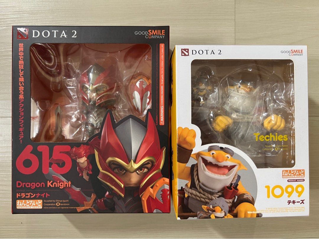 Dota 2 Dragon Knight & Techies Nendoroid Set, Hobbies & Toys, Toys ...