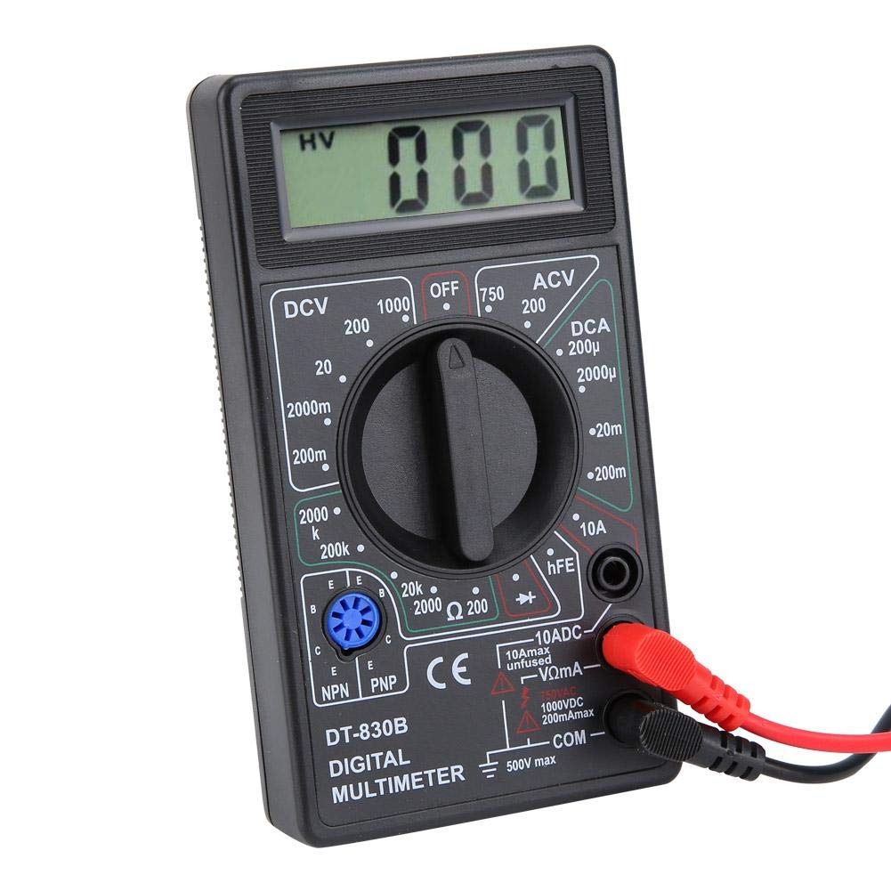 DT-830B Multifunctional Portable LCD Digital Multimeter Amp Volt Ohm ...