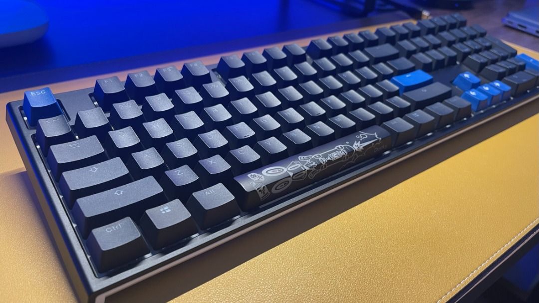 Ducky One 2 RGB LED Double Shot PBT Mechanical Keyboard Cherry MX Blue ...