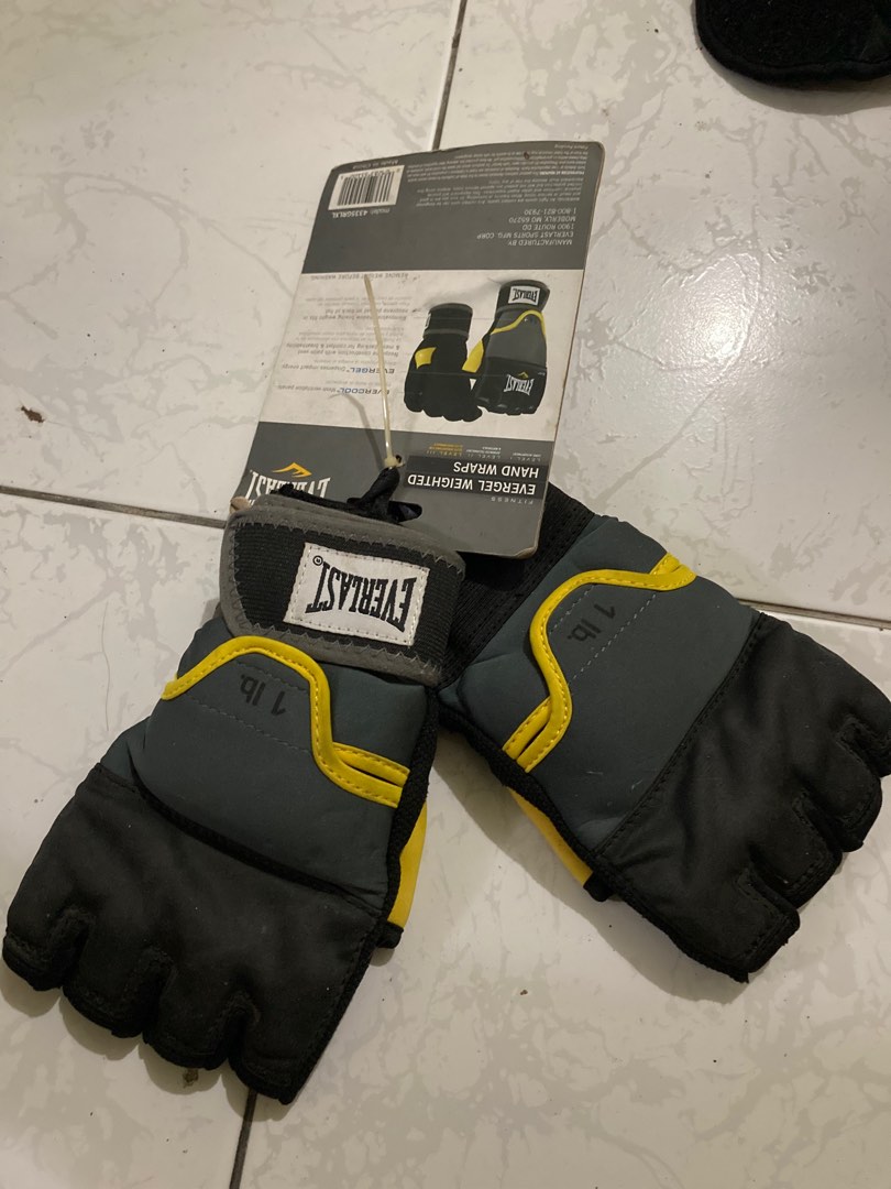 Evergel weighted hand wraps, Sports Equipment, Sports & Games, Combat ...