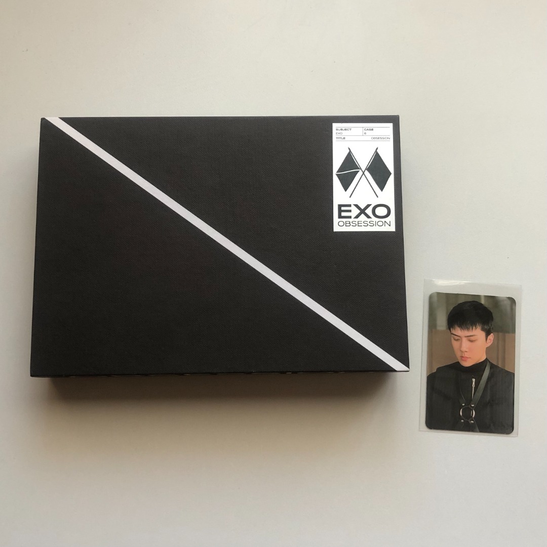 (pc included) EXO OBSESSION ALBUM - EXO Ver., Hobbies & Toys ...