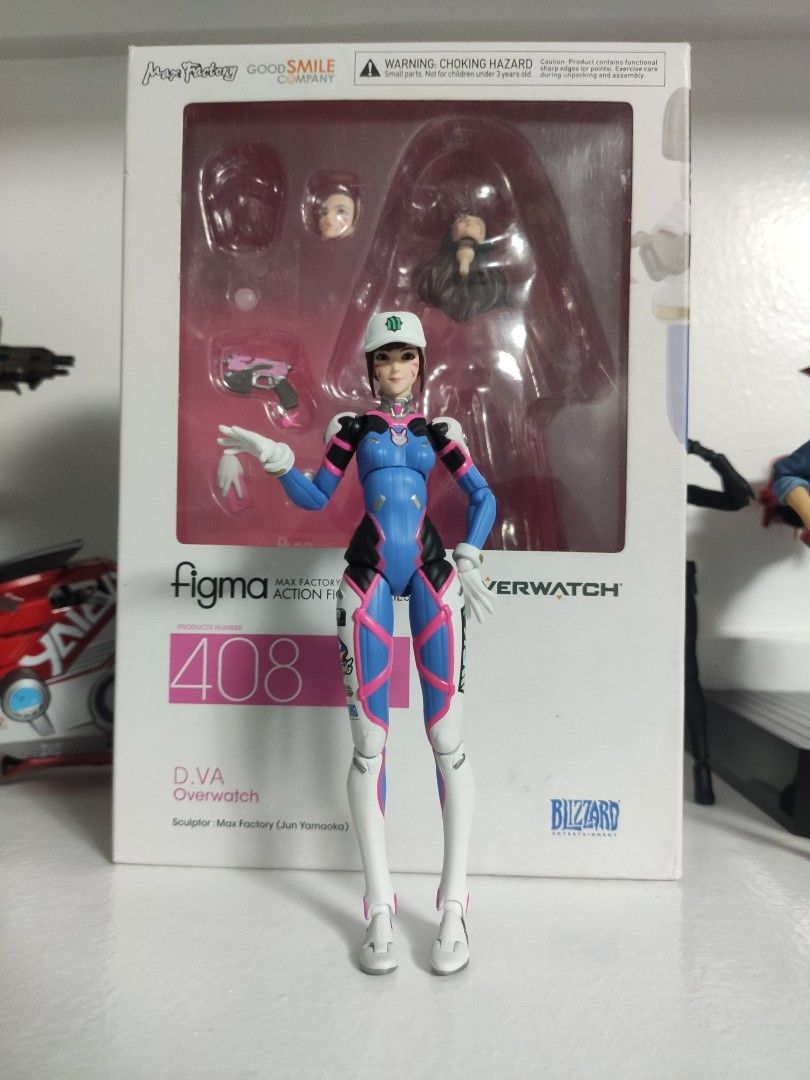 Figma 408 D.Va from Overwatch, Hobbies & Toys, Toys & Games on Carousell