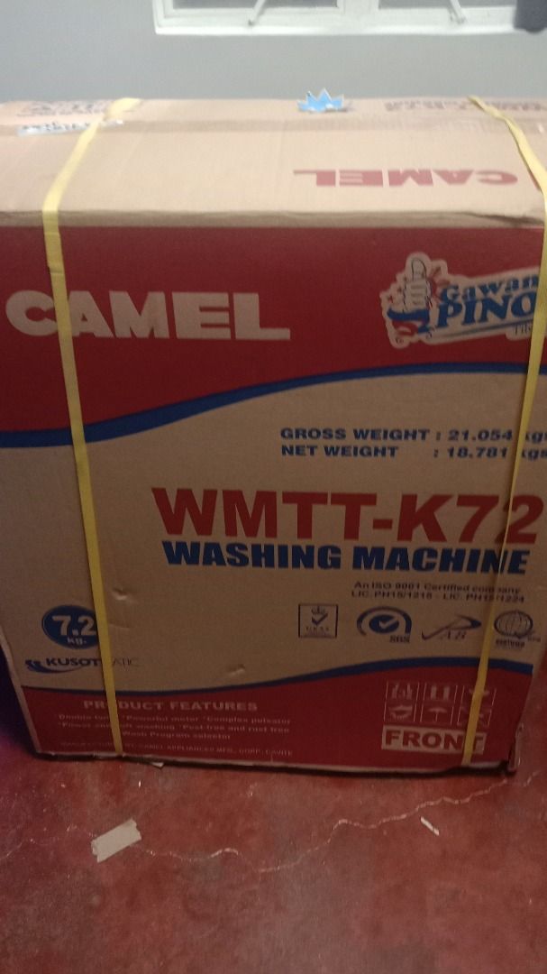 FOR SALE: Washing Machine with Dryer / CAMEL-WMTT-K72 (Brand New and ...