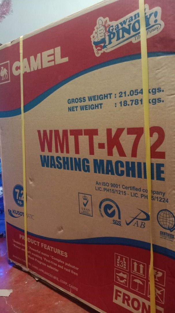FOR SALE: Washing Machine with Dryer / CAMEL-WMTT-K72 (Brand New and ...