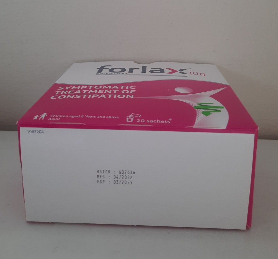 Forlax 10g powder 20 sachets., Health & Nutrition, Health Supplements ...