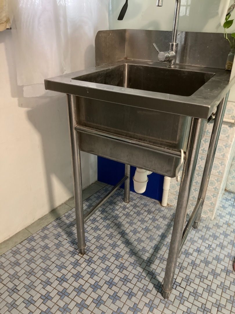 Free-standing deep sink commercial use, Furniture & Home Living ...