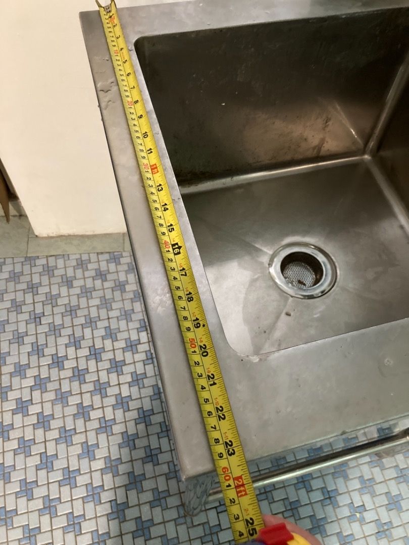 Free-standing deep sink commercial use, Furniture & Home Living ...