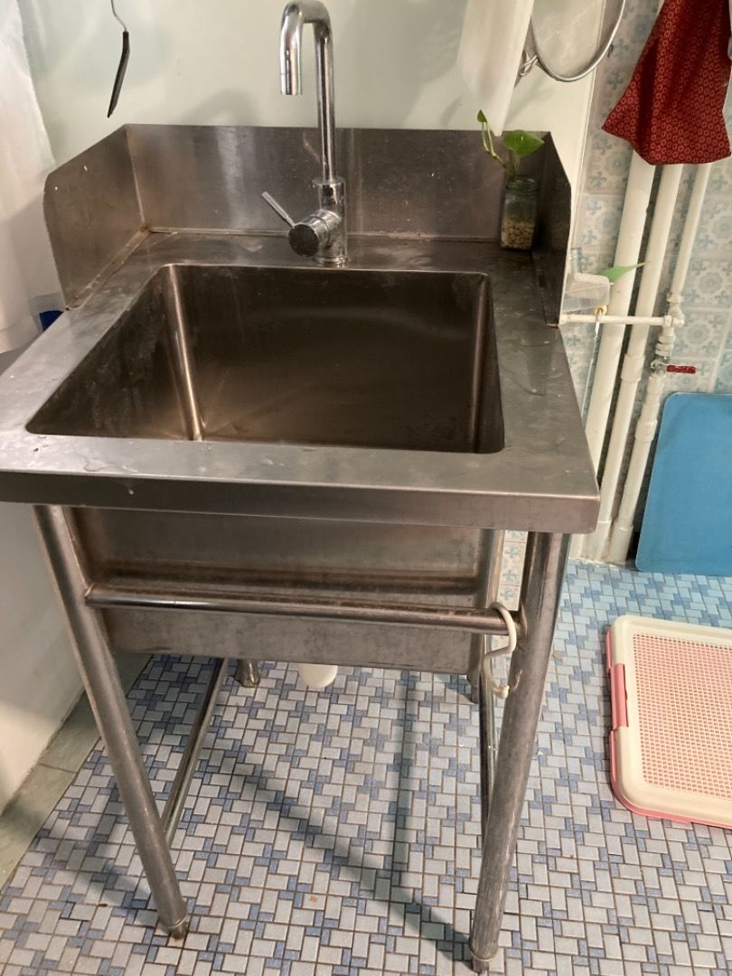 Free-standing deep sink commercial use, Furniture & Home Living ...