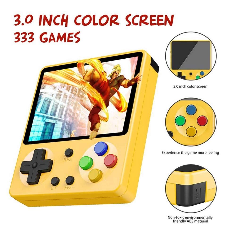 Game Console, Built-in 333 Classic Games, 3.0-inch HD LCD Screen ...
