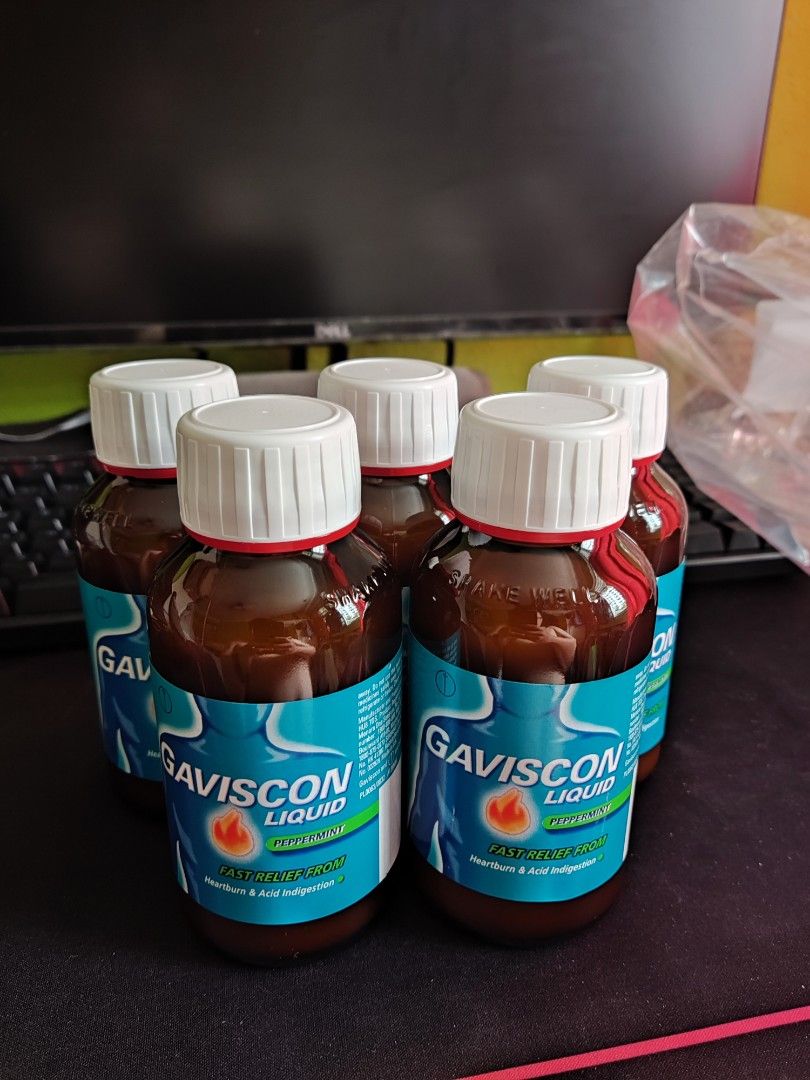 Gaviscon liquid peppermint heartburn and acid indisgestion, Health ...