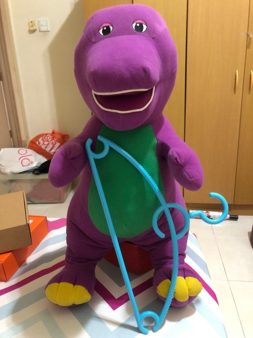 Giant Barney, Hobbies & Toys, Toys & Games on Carousell
