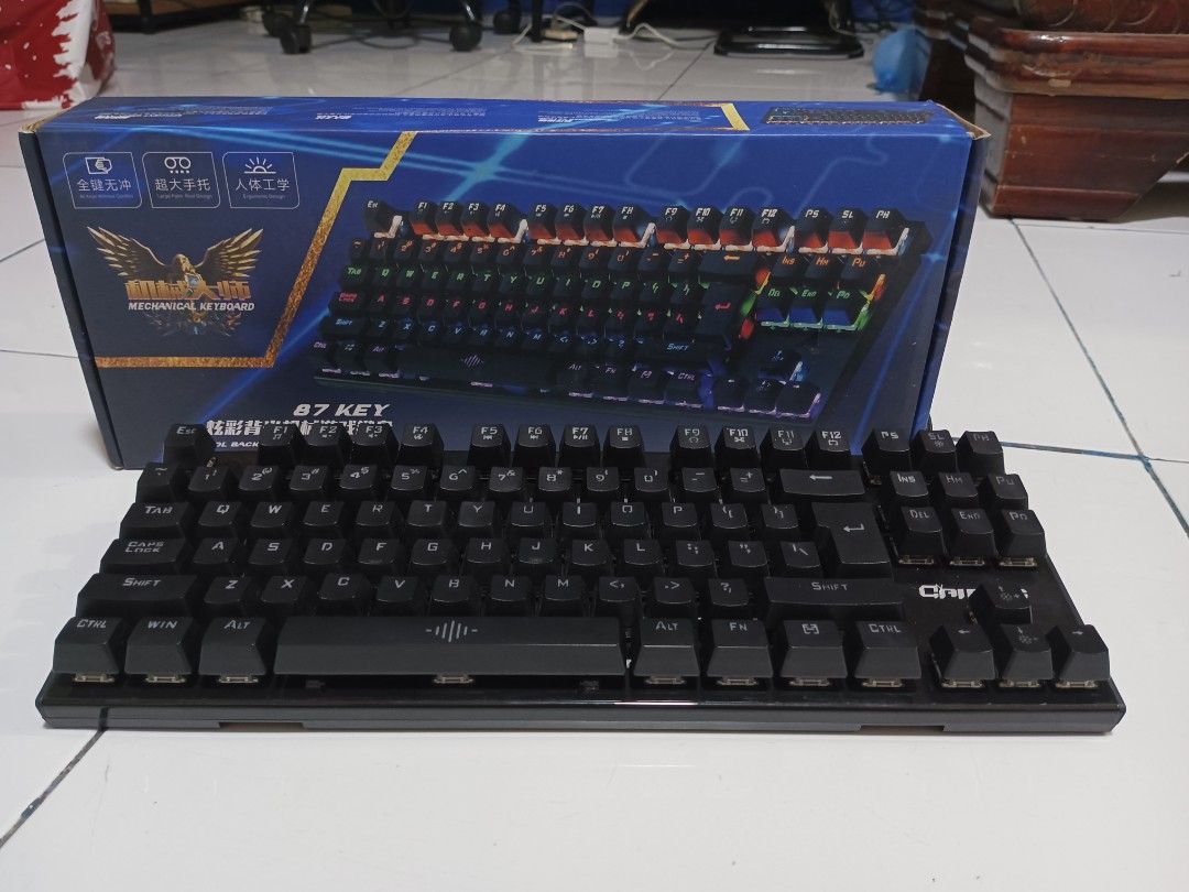 Gigaware K28 Wired Gaming Keyboard (Blue Switch), Computers & Tech, Parts & Accessories ...