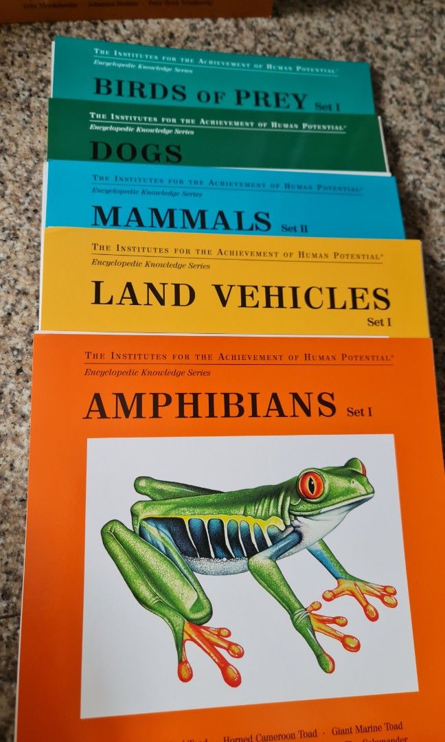 Glenn Doman Encyclopedic Knowledge Flashcards, Hobbies & Toys, Books ...