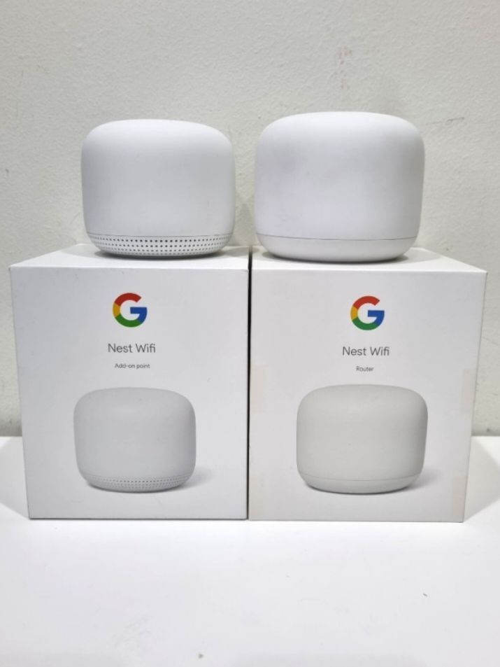 Google Nest Wifi Router + Point, Computers & Tech, Parts & Accessories, Networking on Carousell