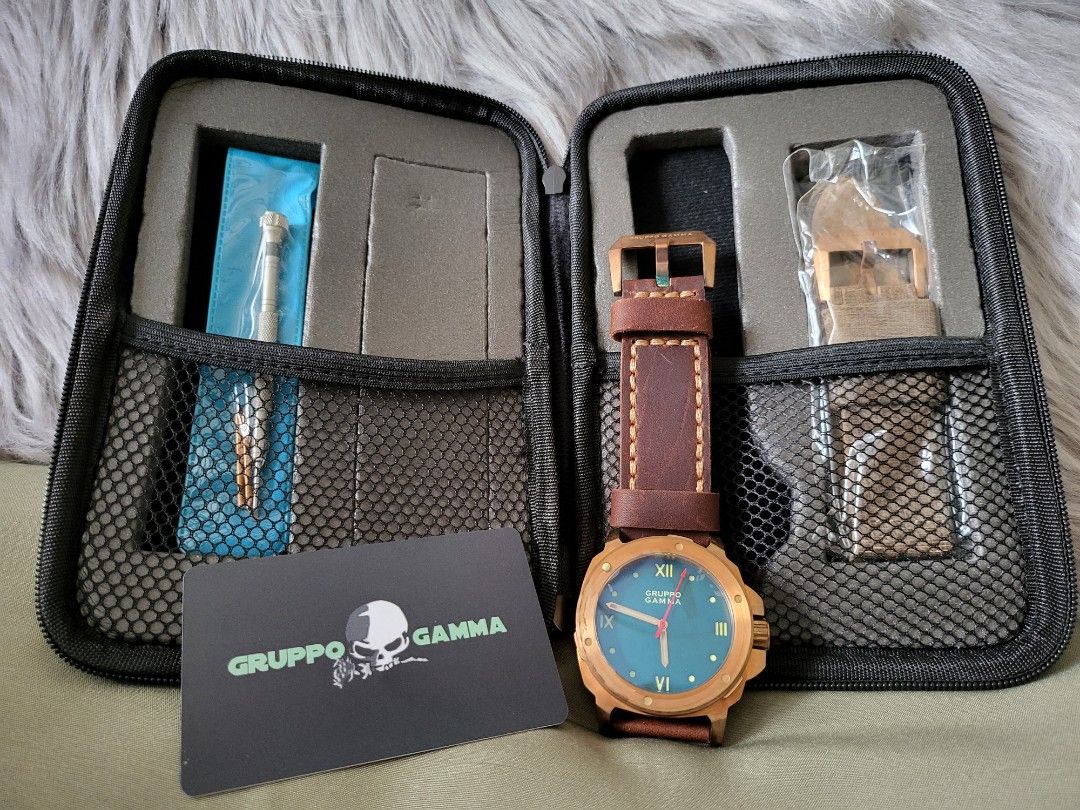 Gruppo Gamma Legacy Vanguard bronze watch, Men's Fashion, Watches ...