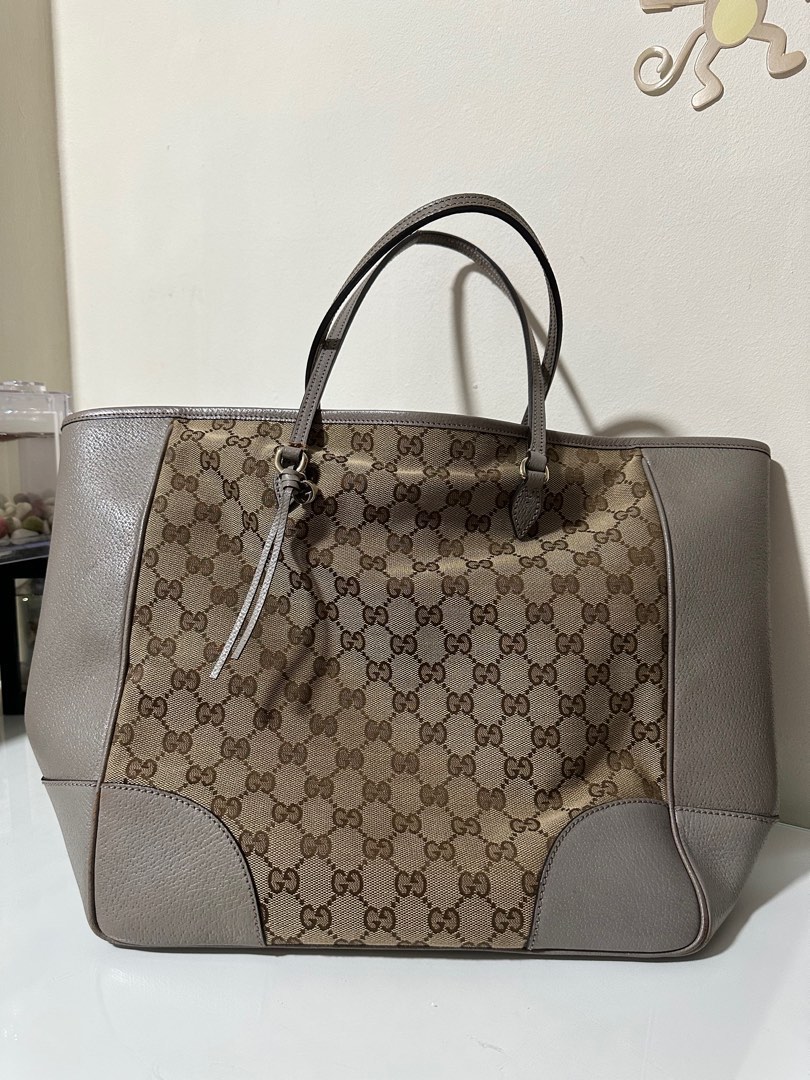 Gucci Monogram Bree Medium Tote, Luxury, Bags & Wallets on Carousell