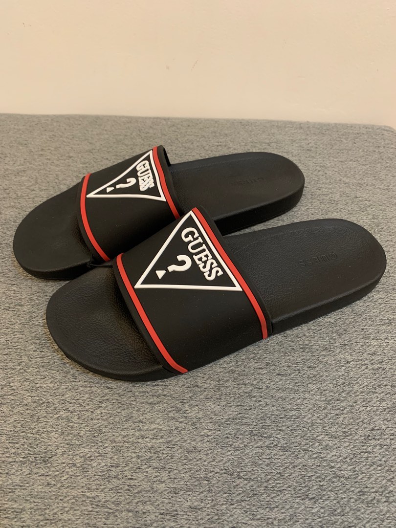 Guess, Men's Fashion, Footwear, Slippers & Slides on Carousell