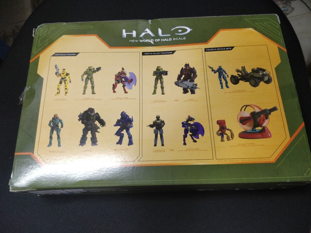Halo 3-Figure Assortment Pack - UNSC Marines with Weapons - 4 inch ...