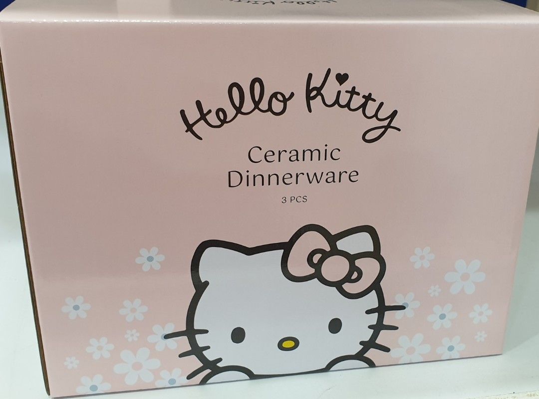 NTUC Hello Kitty Ceramic Dinnerware, Furniture & Home Living, Kitchenware & Tableware ...