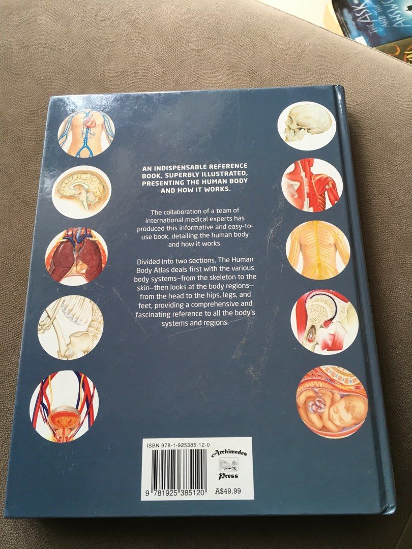 Human Body Atlas, Hobbies & Toys, Books & Magazines, Textbooks on Carousell