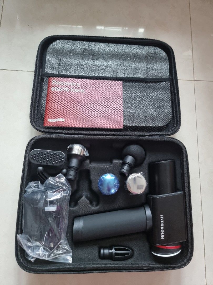 Hydragun massage gun, Health & Nutrition, Massage Devices on Carousell